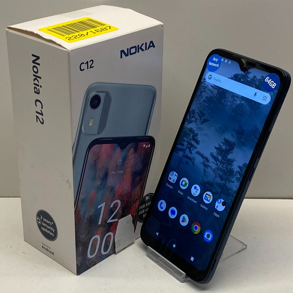 Nokia C12 Unlocked Model TA-1535 64GB Boxed - Own4Less